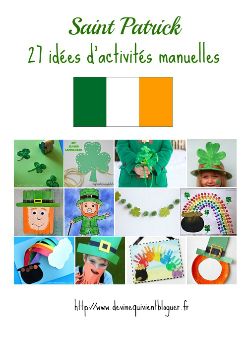 Saint Patrick: 27 idées d'activités manuelles pour les enfants – Devine ...